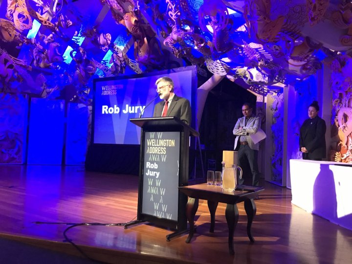 Chief Engineer Rob Jury acknowledged at Wellington Address | Beca